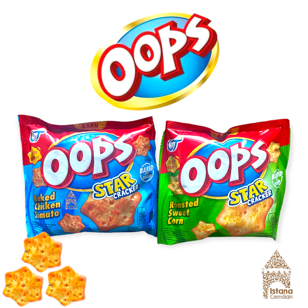 Jual OOPS STAR Crispy Crackers 10 Gram SATUAN | Shopee Indonesia