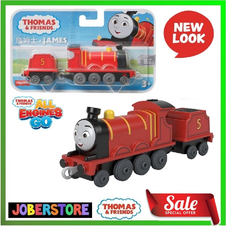 Jual Thomas & Friends Push Along All Engines Go / NEW LOOK - JAMES ...
