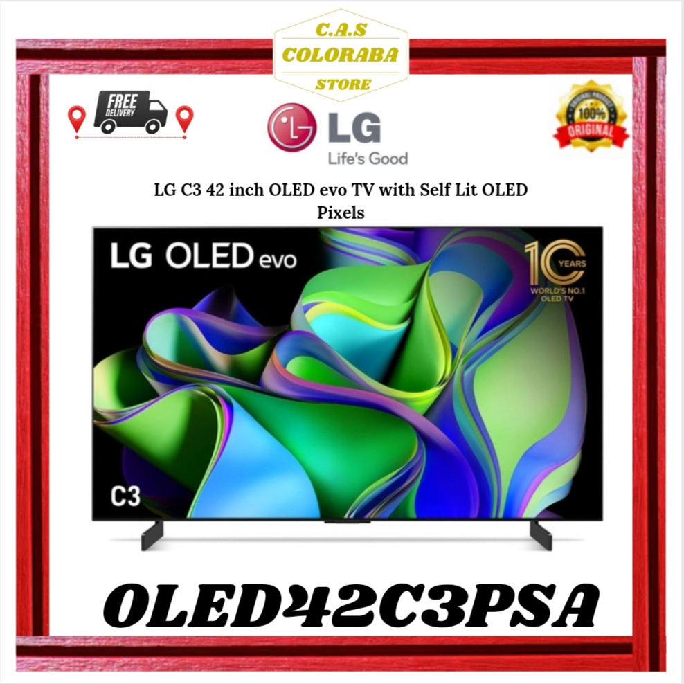 Jual TV LG OLED42C3PSA SMART TV 42 INCH UHD HDR 4K OLED42C3 OLED42 42C3 TV LG 42 INCH | Shopee ...