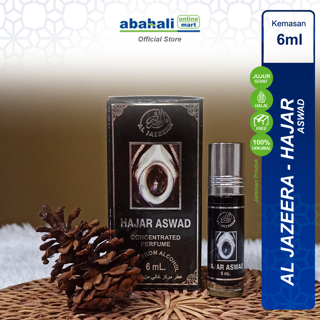 Jual Parfum HAJAR ASWAD Al Jazeera Roll On 6ml Aroma Kasturi Non ...