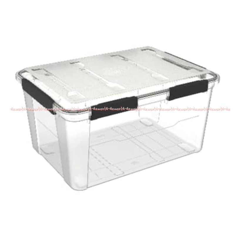 Jual Ezy 75L Transparant Storage Box Waterproof Kotak Penyimpanan ...