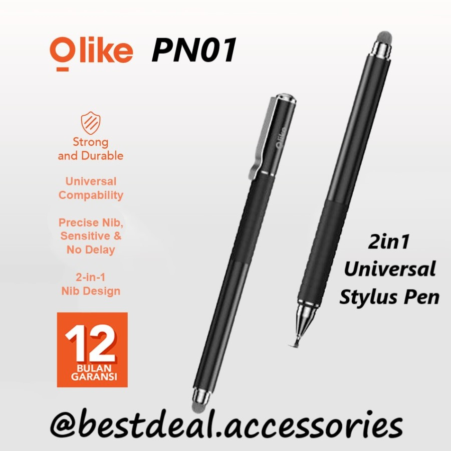 Jual Olike PN1 2in1 Universal Stylus Pen Tablet iPad Tab spt Robot ...