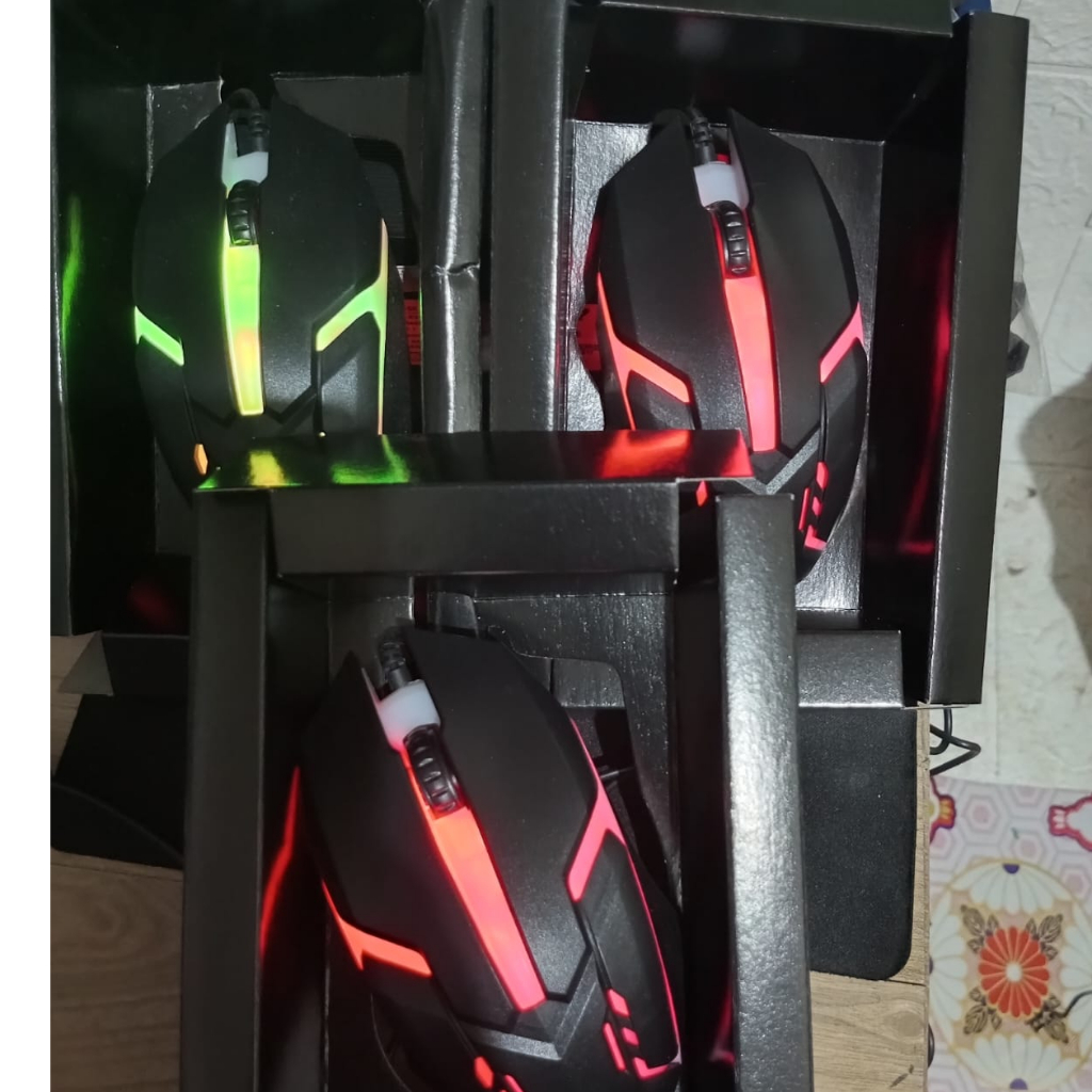 Jual MOUSE GAMING OPTICAL LED RGB | Shopee Indonesia