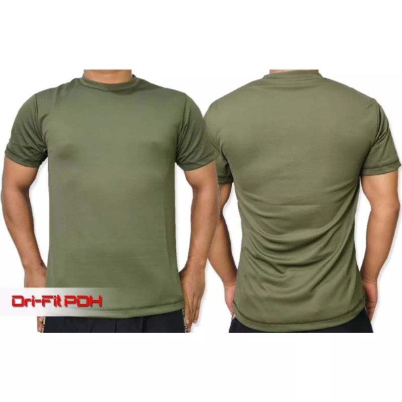 Jual KAOS PDH TNI DRYFIT DALEMAN POLOS | Shopee Indonesia