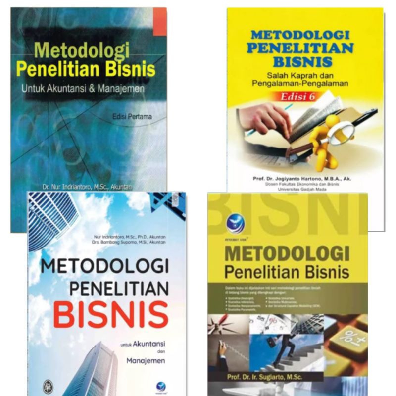 Jual METODOLOGI PENELITIAN BISNIS - DR. NUR INDRIANTORO, PROF. DR. IR ...