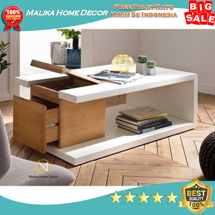 Jual MT17 meja tamu coffe table meja serbaguna meja kopi meja sofa ...