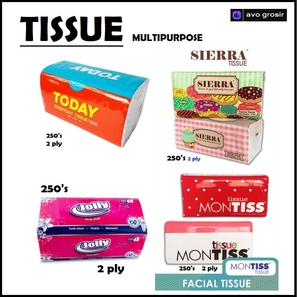 Jual Tissue Multipurpose / Tisu Facial Ukuran Sedang | Shopee Indonesia