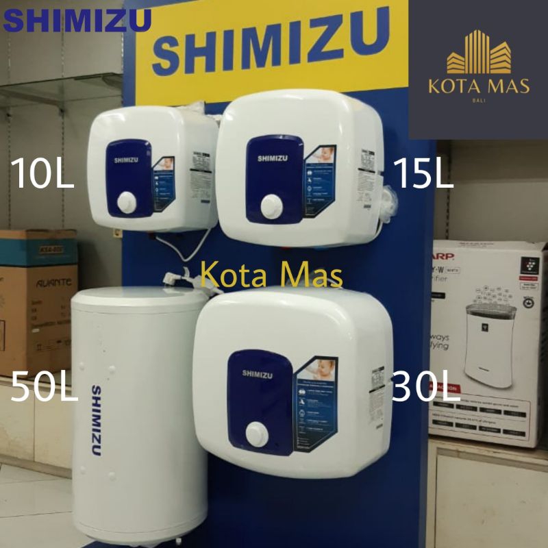 Jual Electric Water Heater Listrik 10 / 15 / 30 / 50 Liter Shimizu Pemanas Air Kamar Mandi ...