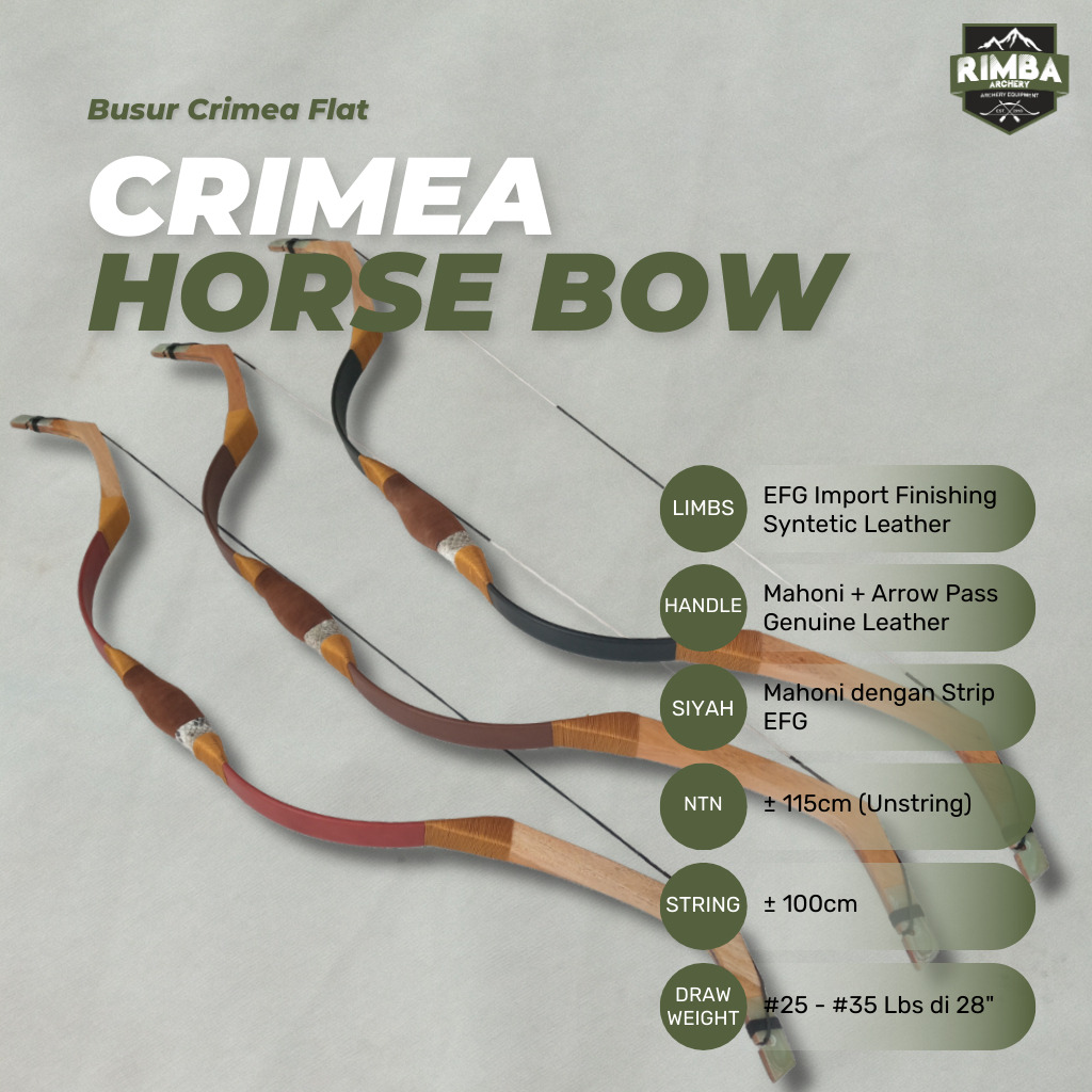 Jual Busur Horsebow Crimea / Crimea Traditional Horsebow / Busur Panah ...