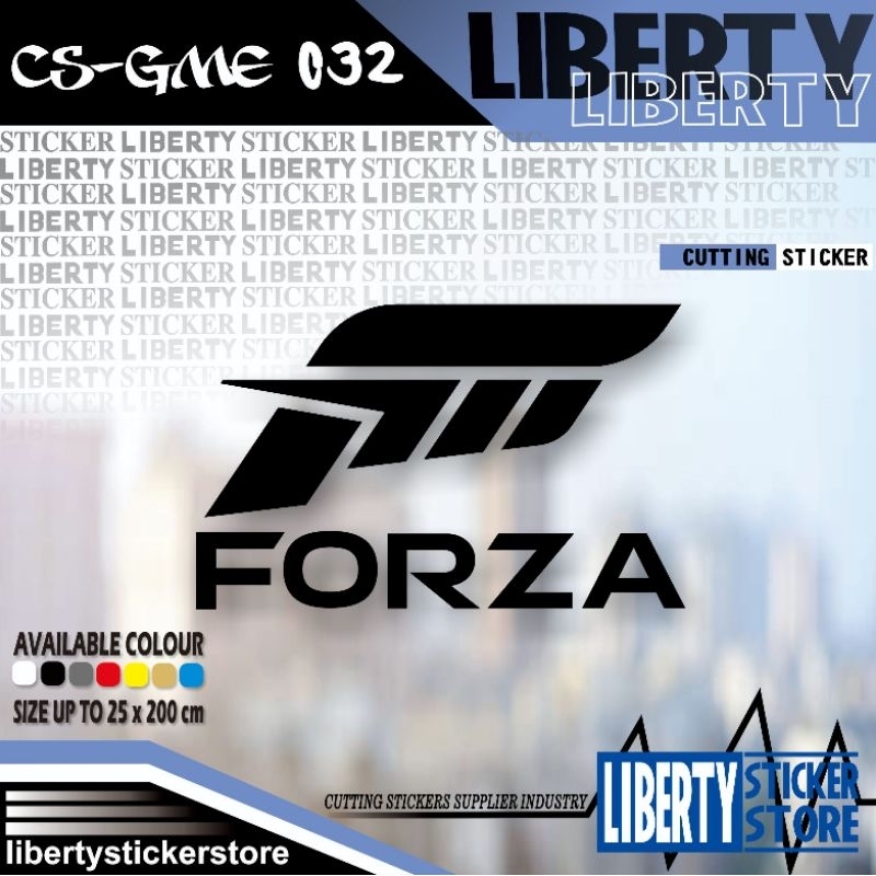 Jual forza motorsport cutting sticker | forza motorsport cutting stiker ...