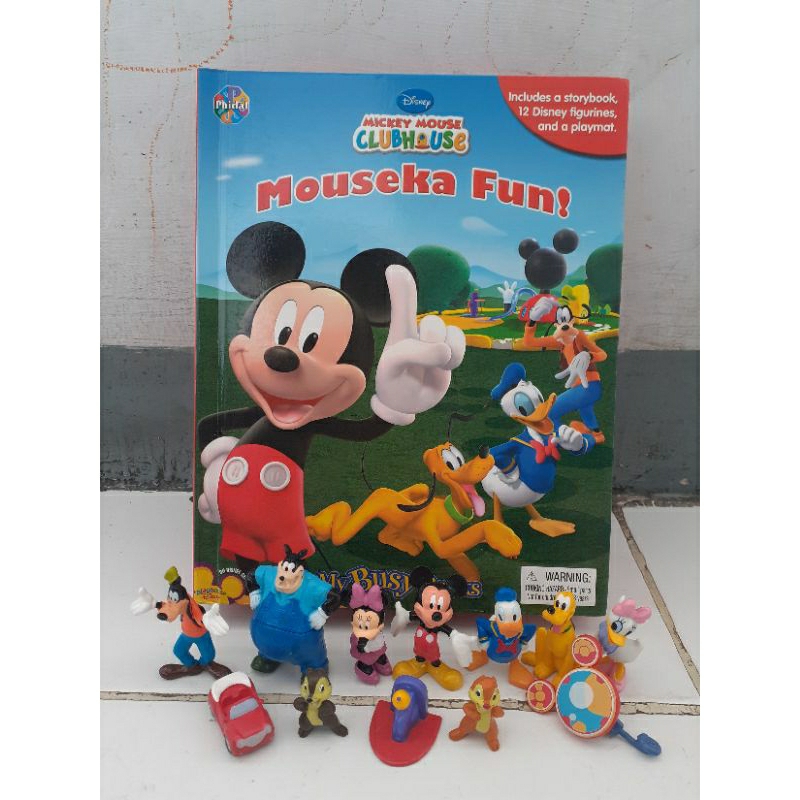 Jual my busy books Mickey mouse included a story book , 12 Disney ...
