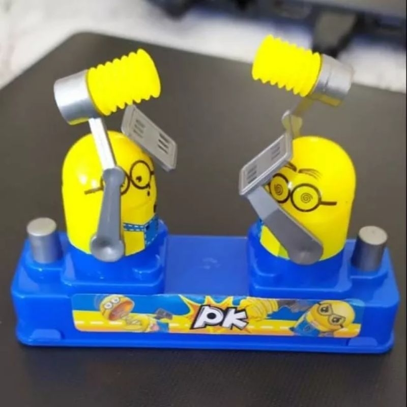 Jual Mainan Anak Pukul Pukulan Minion / Hammer Game Head Battle ...