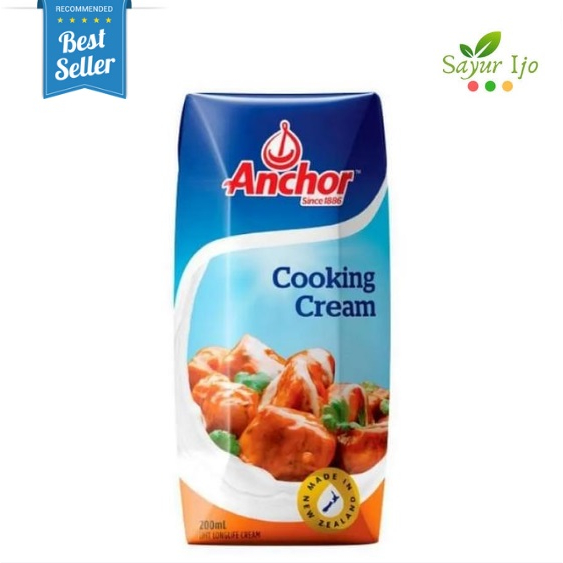 Jual Anchor Cooking Cream 200 ML / Pack Fresh Milk Susu UHT Olahan ...