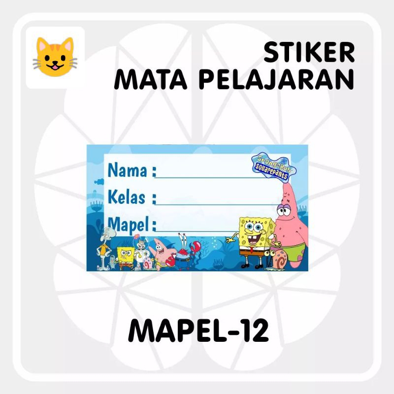 Jual Name Tag Stiker Sticker Nama Kosongan Anak Cewek Cowok Gambar BTS ...