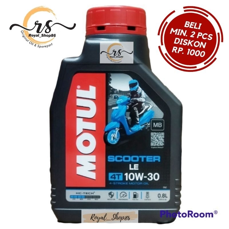 Jual OLI MOTUL SCOOTER LE 10W-30 (BIRU) 800 ML OLI MOTUL MATIC 800 ML ...