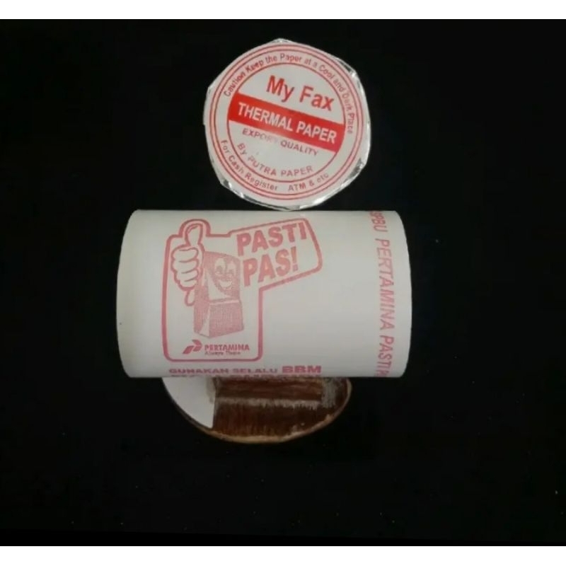 Jual Kertas kasir thermal logo PASTI PAS 57/58x40 / Struk Edc logo 58MM ...