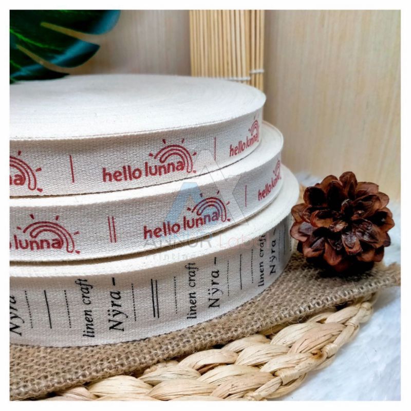 Jual label piterban label baju bahan katun label hijab label katun ...