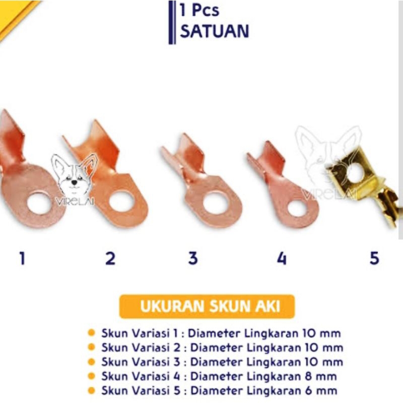 Jual SKUN KABEL TERMINAL AKI PER PCS | Shopee Indonesia