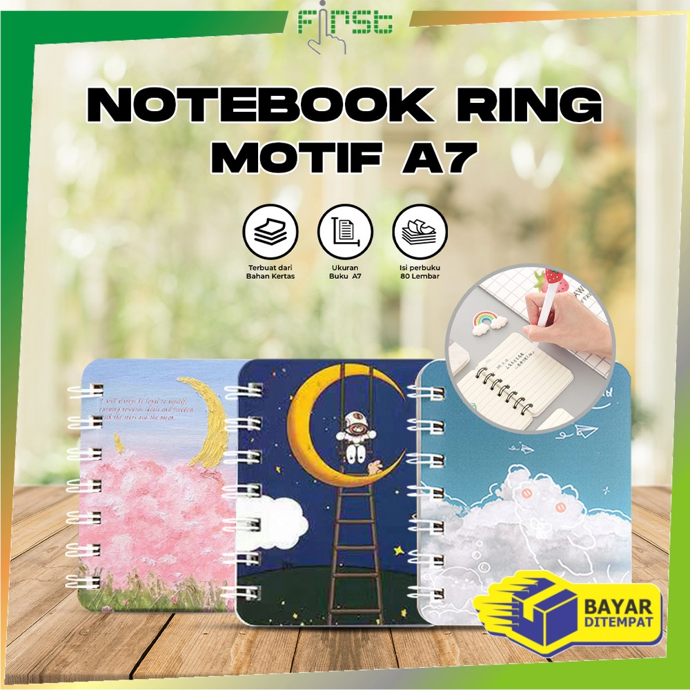 Jual FH-A58 Buku Catatan Kartun Memo Kecil A7 80 Lembar / Buku Kecil ...