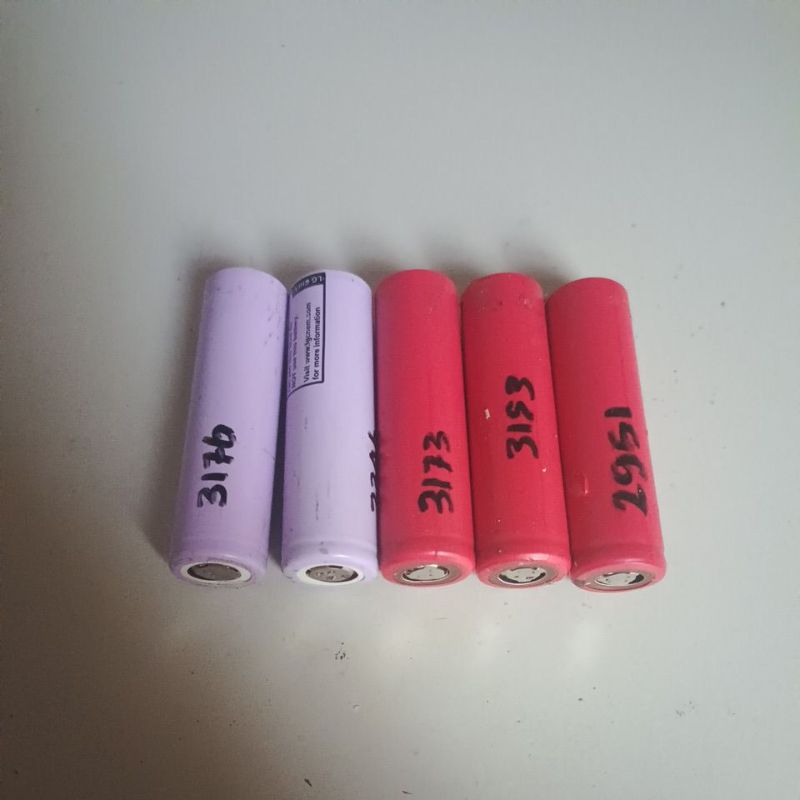 Jual Batre Baterai Batere Isi Ulang 18650 3,7-4,2 Volt mAh 2000-2500 ...