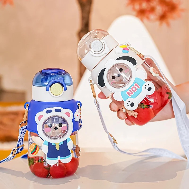 Jual Panda Home NEW Botol Anak Viral Karakter Lucu 680ML Tali Panjang ...