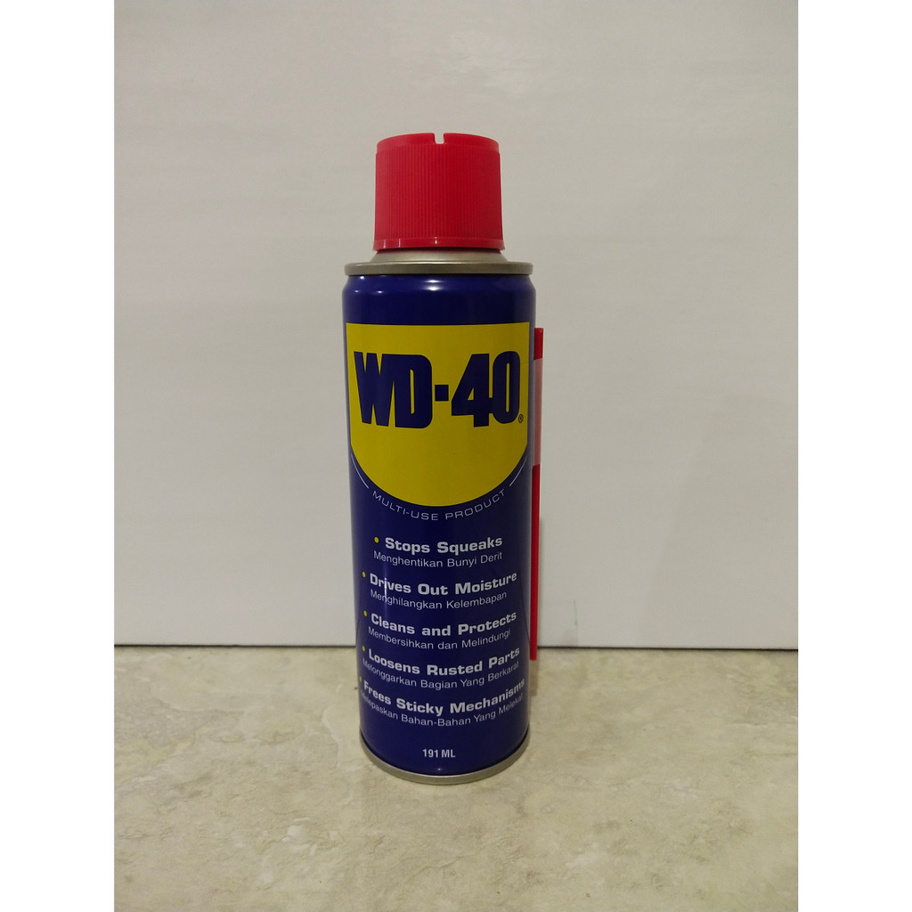 Jual WD 40 WD40 Cairan Pelumas Anti Karat 191ML 191 ML | Shopee Indonesia