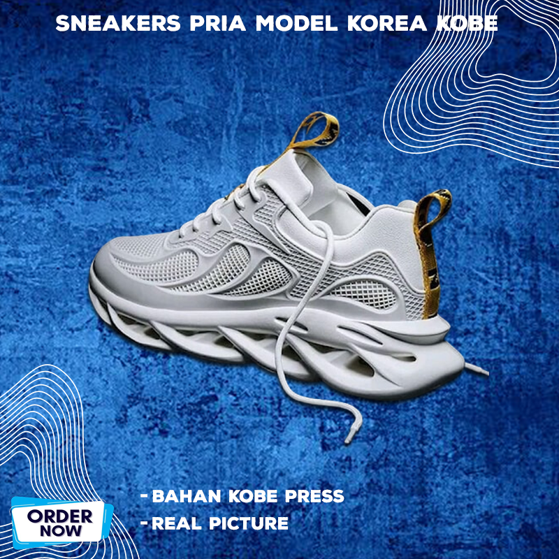 Jual Sepatu Pria Sneakers Sekolah Original 100 Running Casual Cowok ...