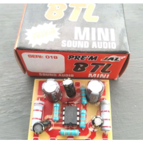 Jual kit rangkaian BTL amplifier untuk menggabungkan 2amply menjadi ...