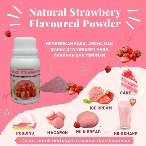 Jual BIG SIZE Derasi Strawberry - Perisa dan Pewarna Makanan Alami ...