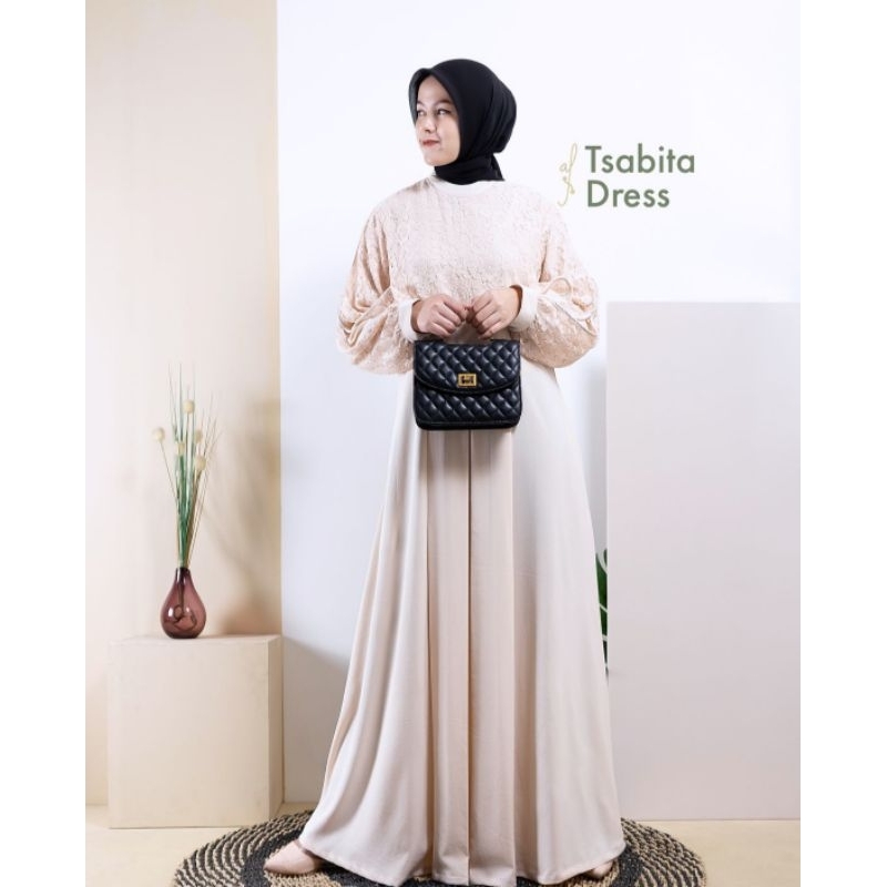 Jual GAMIS TERBARU THAMRIN ATAYA HIJAB TSABITA DRESS LACE BROKAT ...