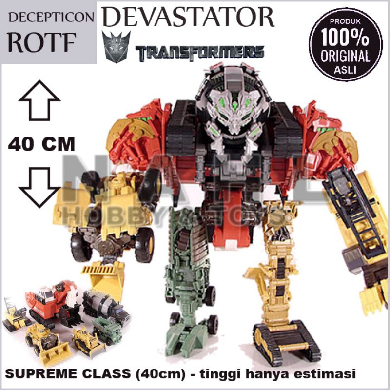 Jual Robot Transformers ROTF Decepticon Devastator - Supreme Class ...