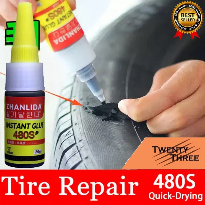 Jual Lem instant tambal perbaikan ban mobil motor sepeda sepatu tire ...