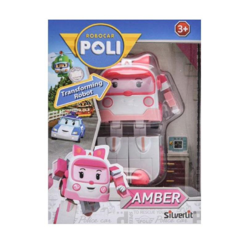Jual Robocar Poli Transforming Robot AMBER Figure Original | Shopee ...