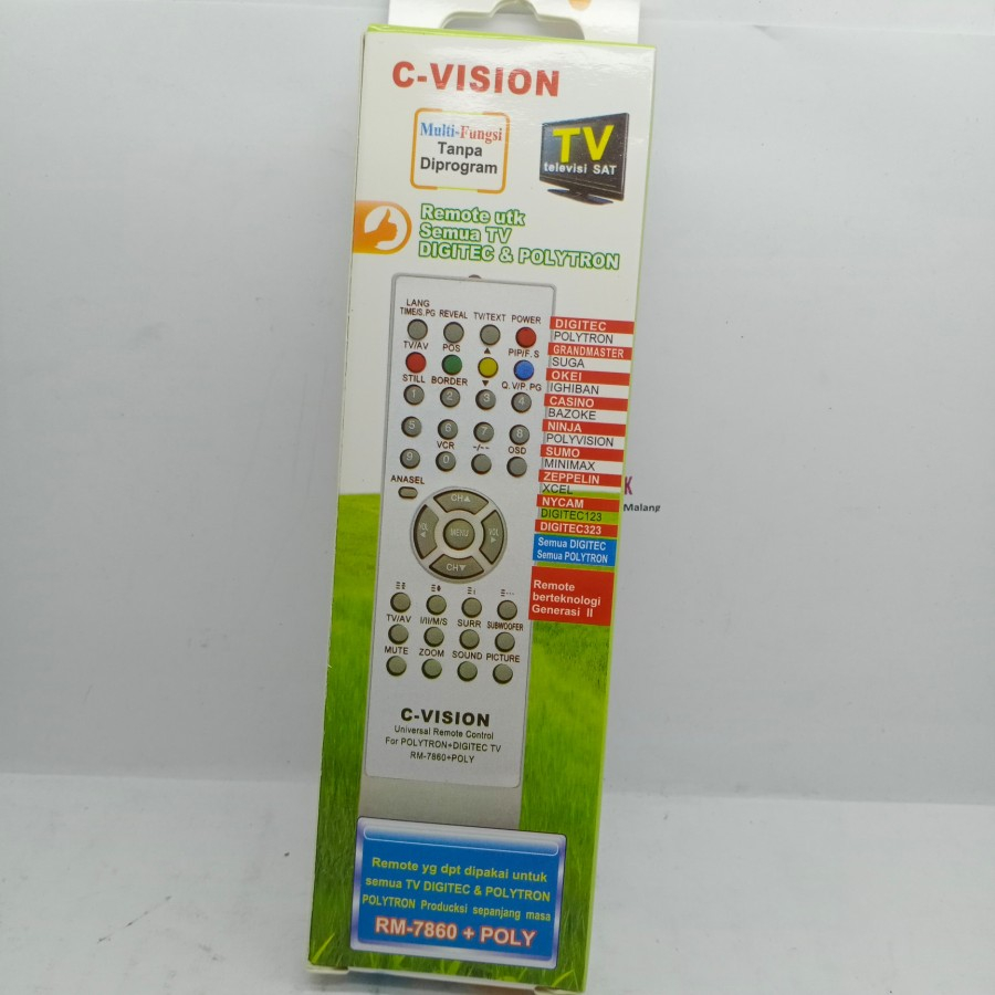 Jual remote tv khusus polytron dan digitec universal serbaguna | Shopee ...