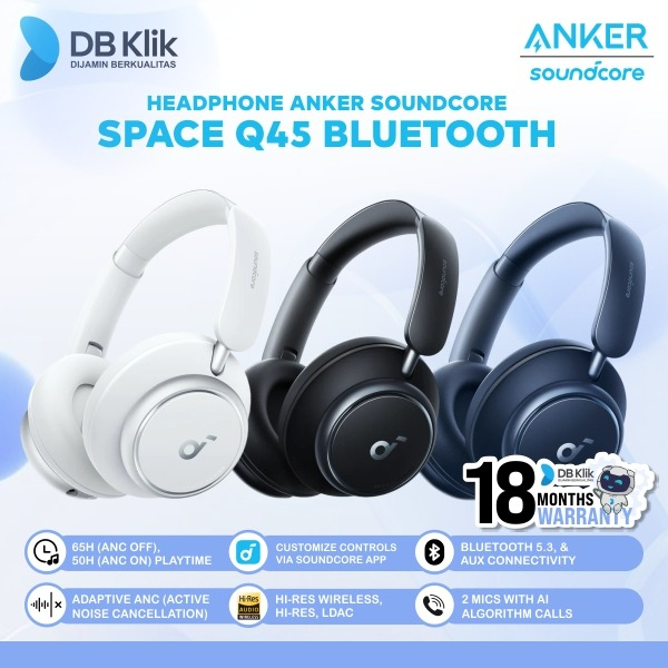 Jual Headphone Anker Soundcore Space Q45 Bluetooth A3040 - Anker A3040 ...
