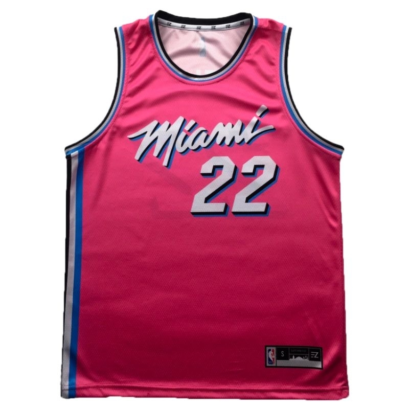 Jual Jersey Basket Jimmy Butler Miami Heat 22 Nba Pink Kaos Atasan