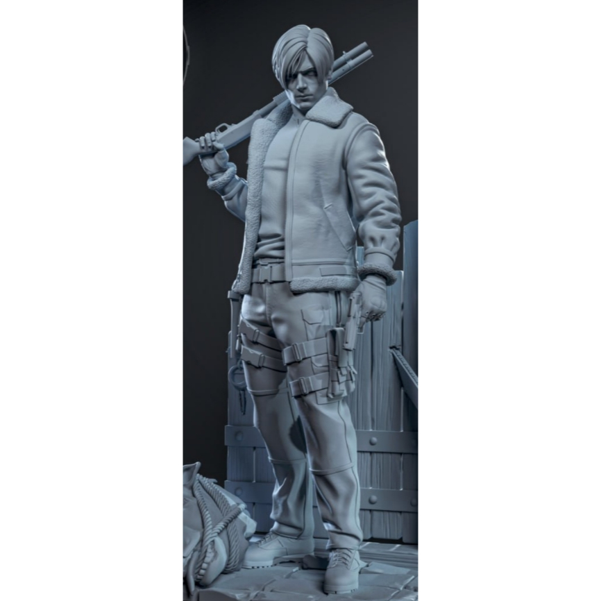 Jual Miniature Figure LEON Resident Evil 1/64 HO diorama | Shopee Indonesia