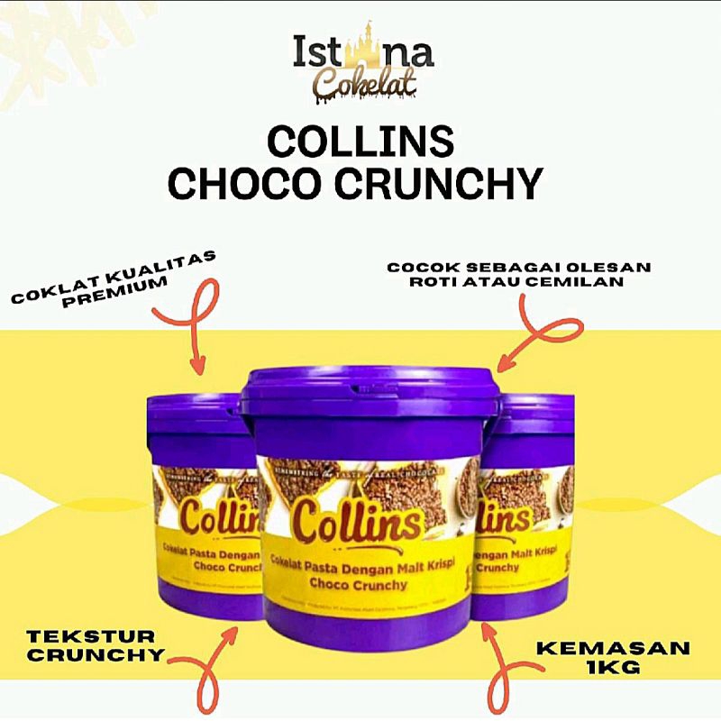 Jual SELAI COKELAT COLLINS CHOCO CRUNCHY 1KG [DEPOK] | Shopee Indonesia