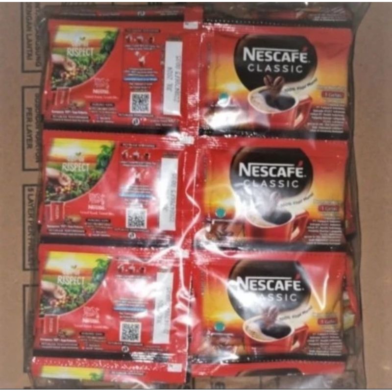 Jual Nescafe Classic Per Pack isi 60 sachet | Shopee Indonesia