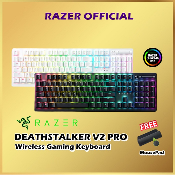 Jual Razer DeathStalker V2 Pro Low Profile Wireless Keyboard Death ...