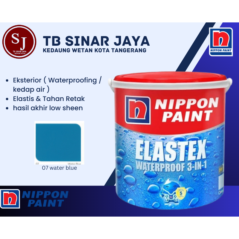 Jual Cat Pelapis Kedap Air Nippon Paint Waterproofing 20kg - 07 Water ...