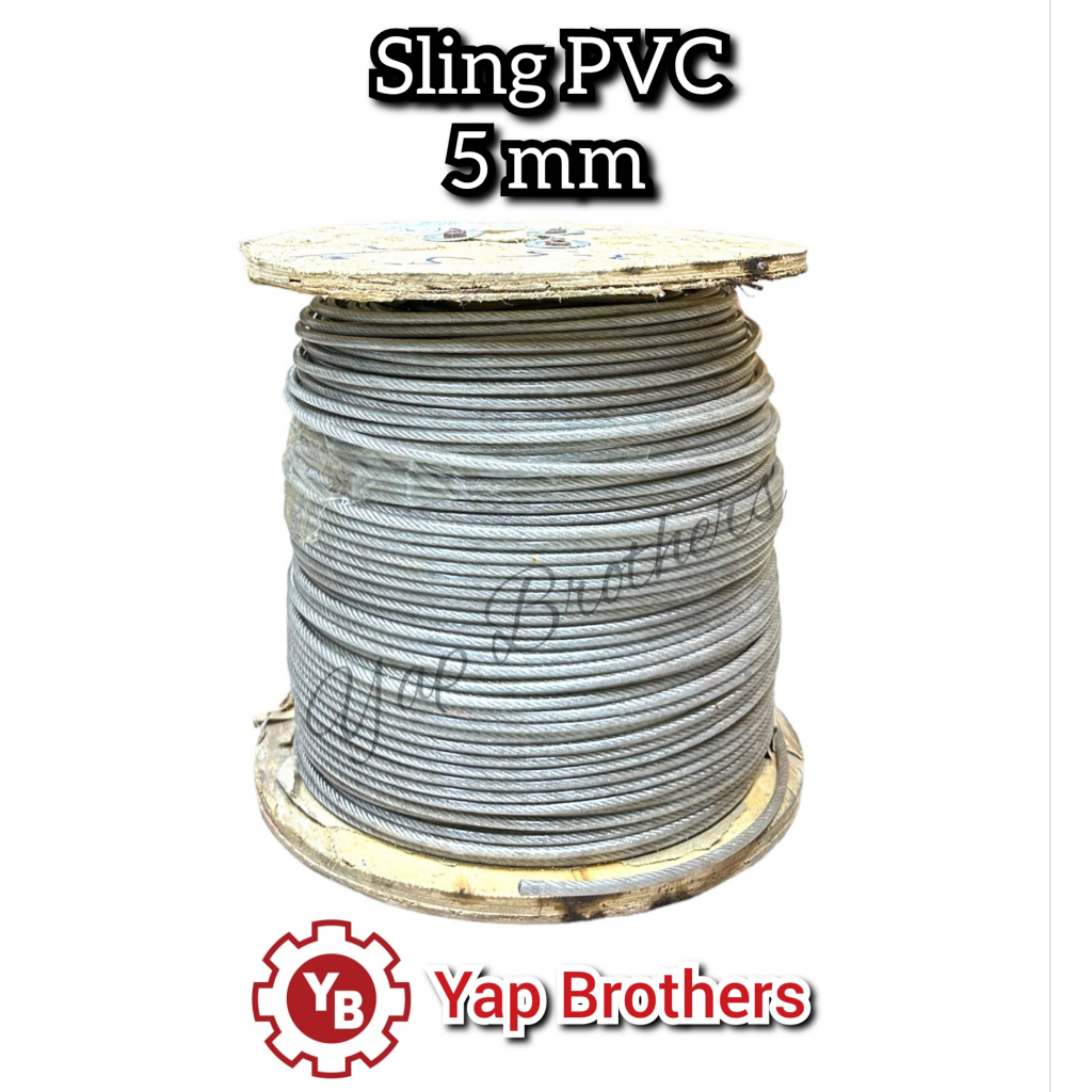 Jual KAWAT SLING PVC 5 mm | Shopee Indonesia
