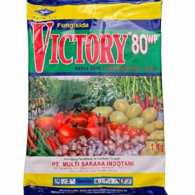 Jual Fungisida VICTORY 80WP 1kg, mankozeb, mancozeb kuning, pengendali ...