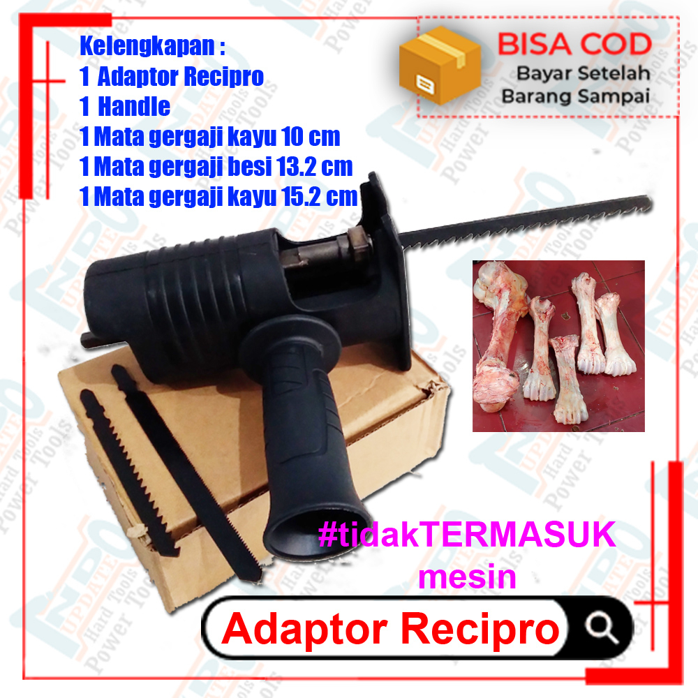 Jual Alat Pemotong Adaptor Bor Recipro Gergaji Potong Tulang Sapi ...