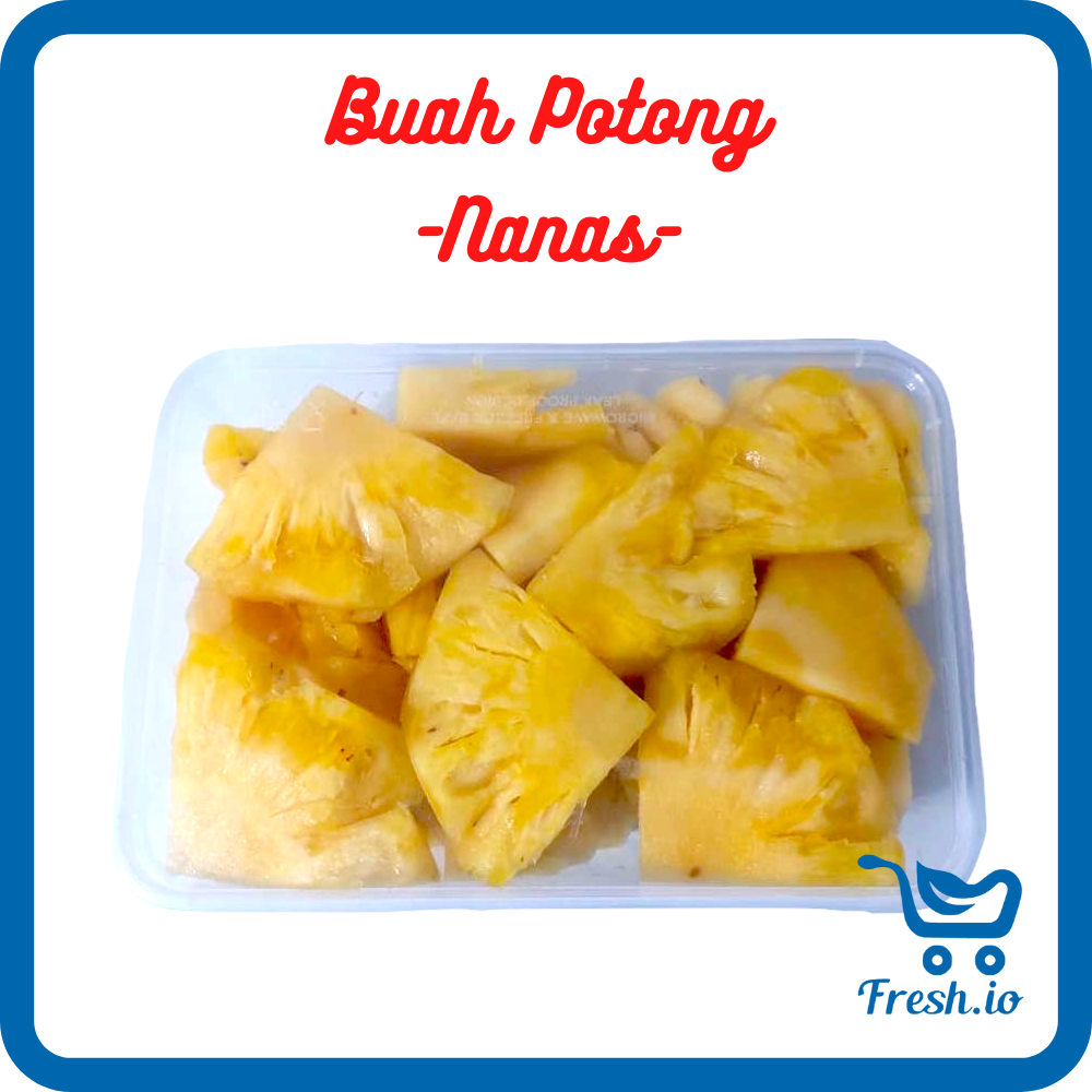 Jual Buah Nanas Potong 300gr | Shopee Indonesia