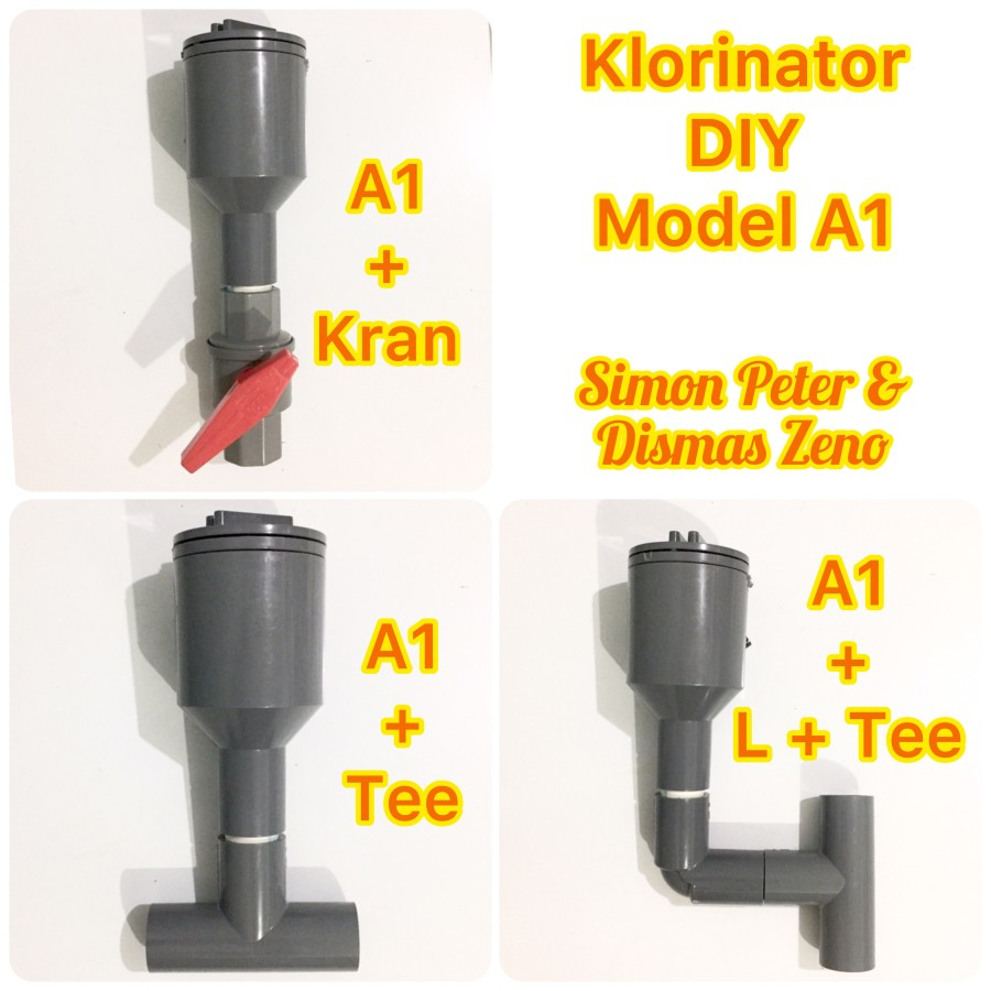 Jual Tabung Klorinator DIY Model A1 Chlorinator Rumah Kaporit Filter ...