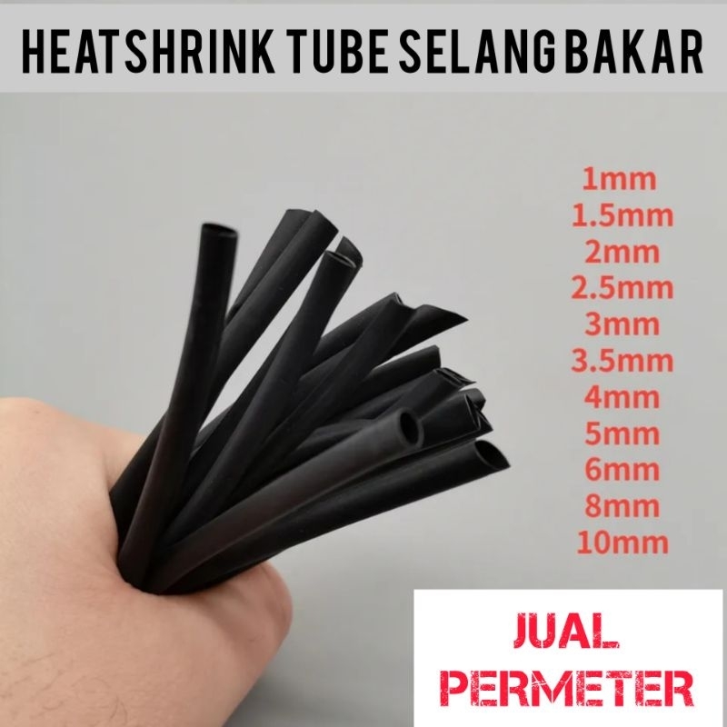 Jual Heat Shrink Tube Selang Bakar Ciut Insulator Sambungan Kabel ...