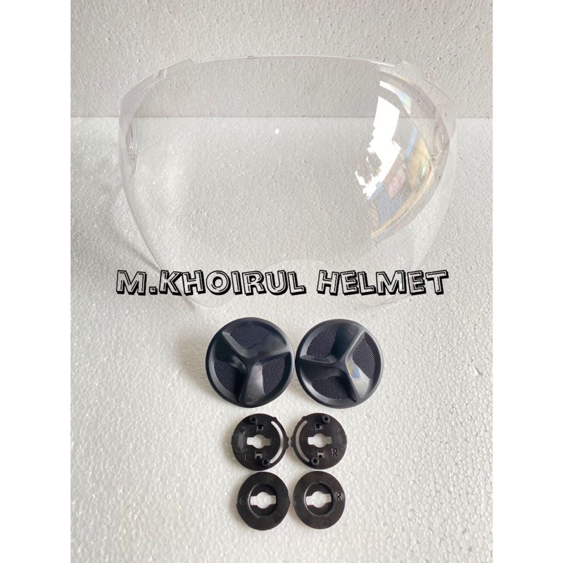 Jual Paket kaca side lock gear helm yamaha fazzio | Shopee Indonesia