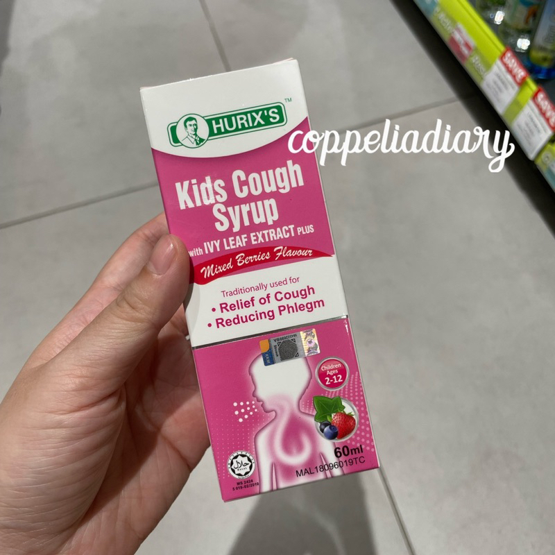 Jual HURIX’S Malaysia Halal flu cough 600 dewasa hurix cough syrup ...