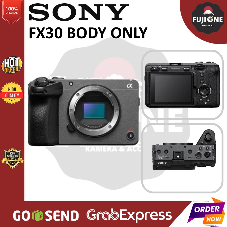 Jual Sony FX30 Body Only Compact Cinema Line Camera Sony FX-30 - RESMI ...